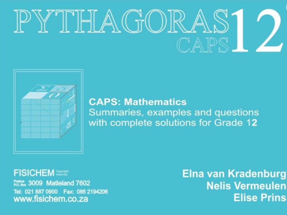 Pythagoras Grade 12 CAPS Maths – EDUWIZ