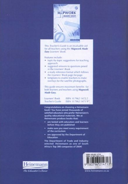 Mapwork Made Easy For FET Phase TG: Grade 10 – 12: Teacher’s guide – EDUWIZ